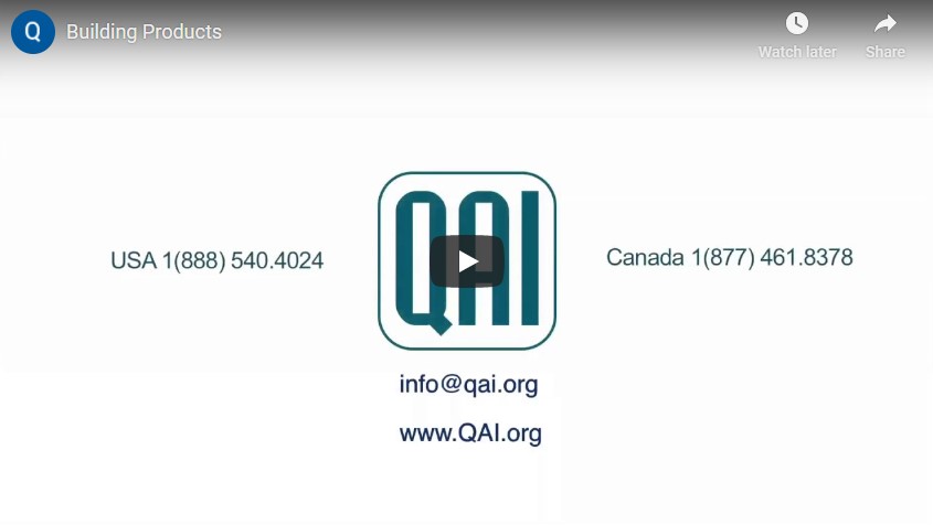 Building Products - QAI